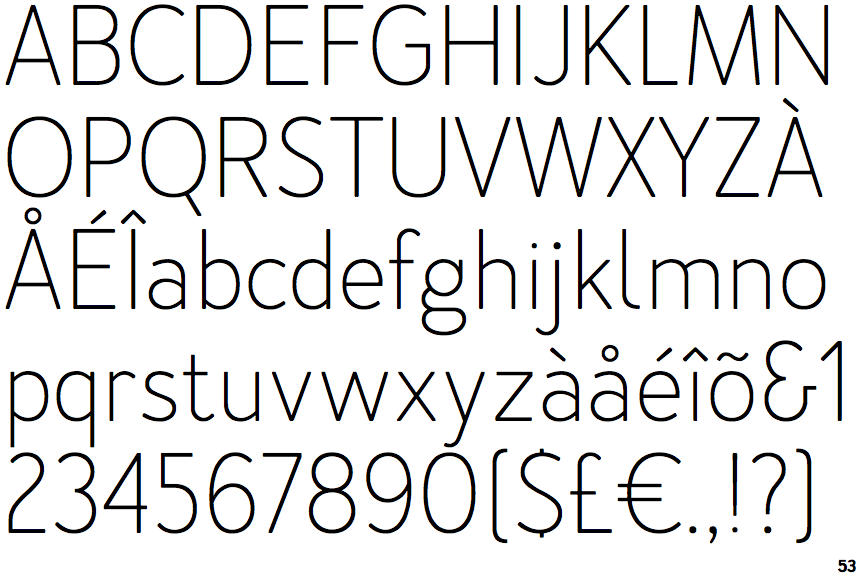 Identifont - Merlo Neue Thin