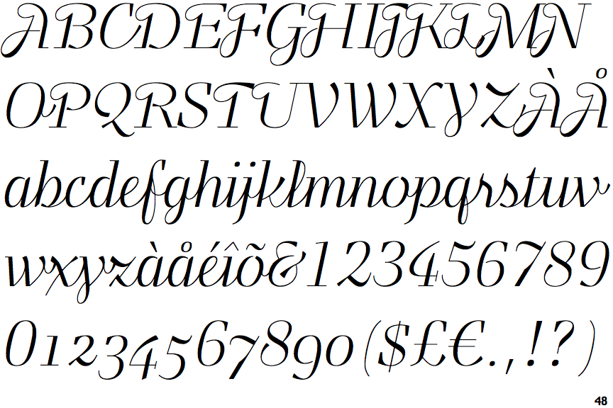 Identifont - Felis Script Thin