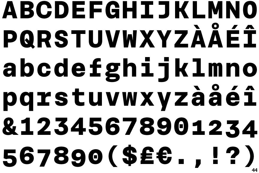 Identifont - Brenner Mono Bold