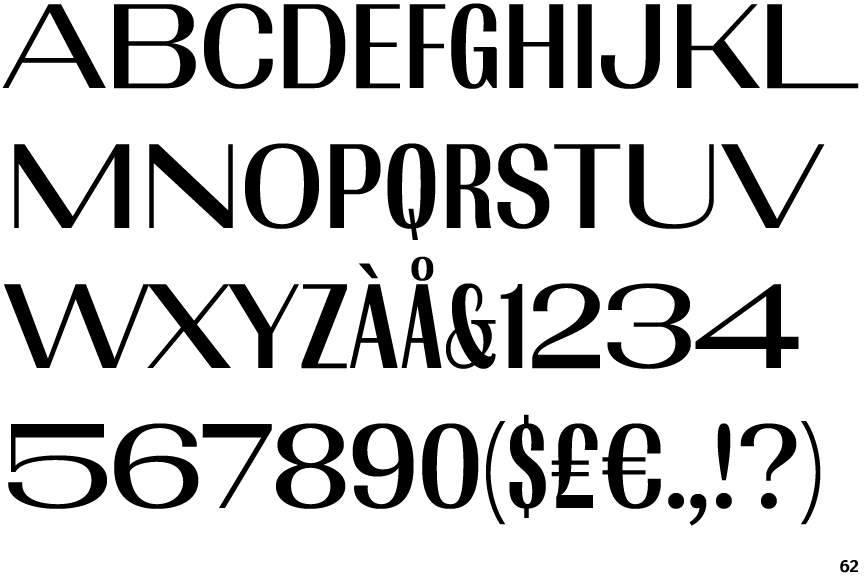 Identifont - Francis Gradient Inside