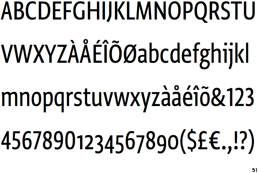 Identifont - Greta Sans Condensed