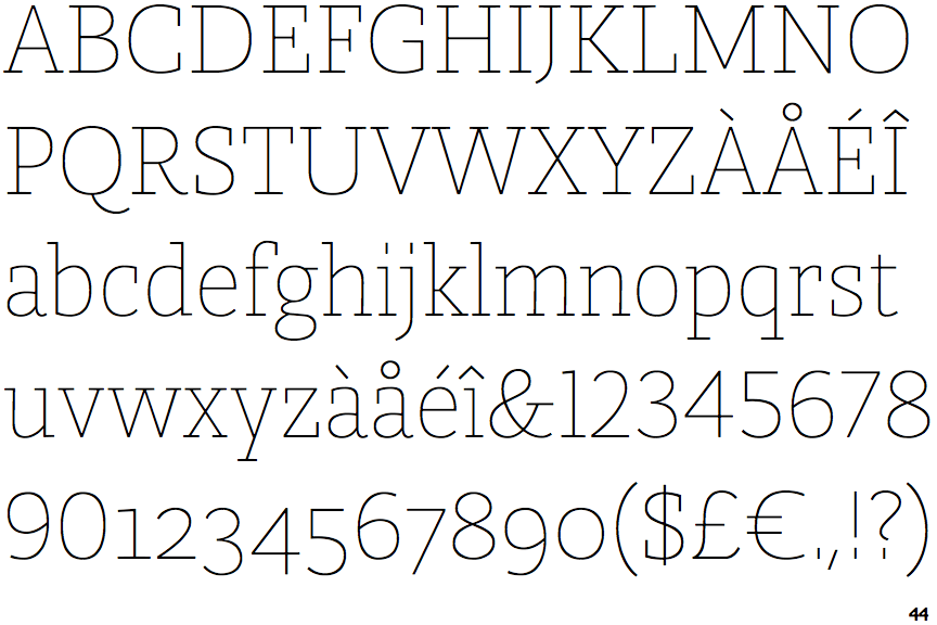 Identifont - Marlene Display Thin