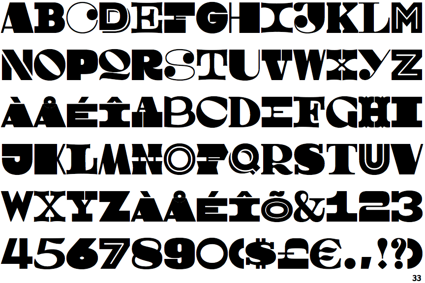 Identifont - Woodkit Solid Letterpress