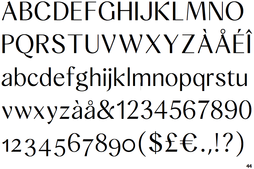 Identifont - Albra Sans Light