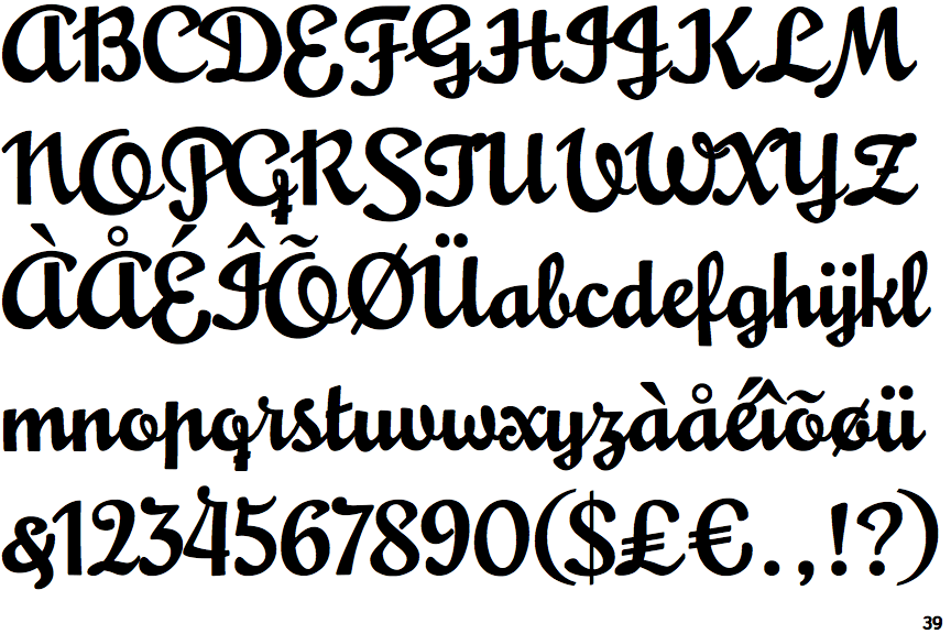 Identifont - Mousse Script