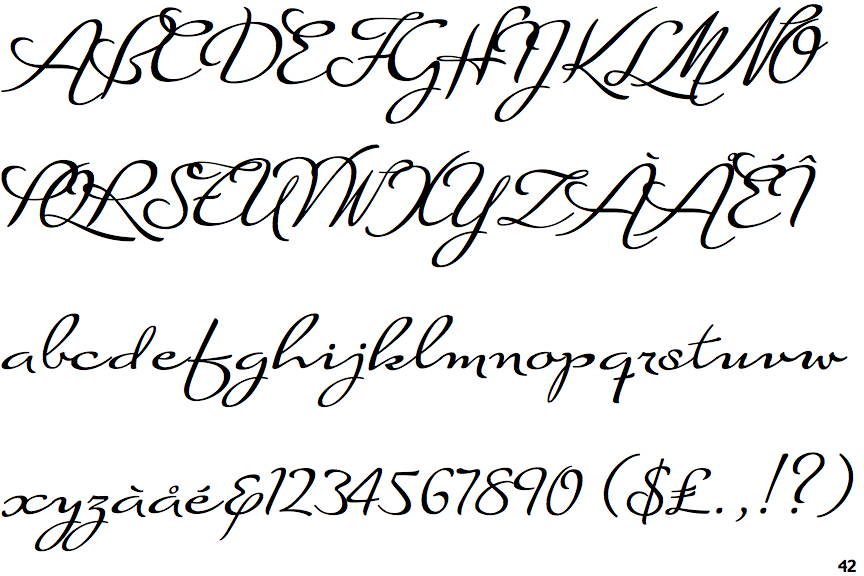 Identifont - Suave Script Alternate