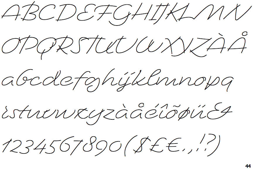 Identifont - Duos Sharp Light