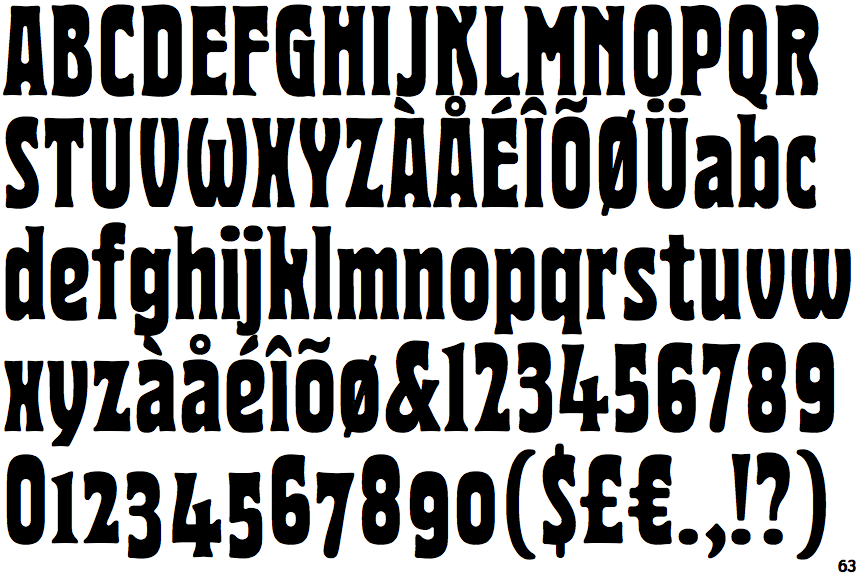 Identifont - Nouveau Bold