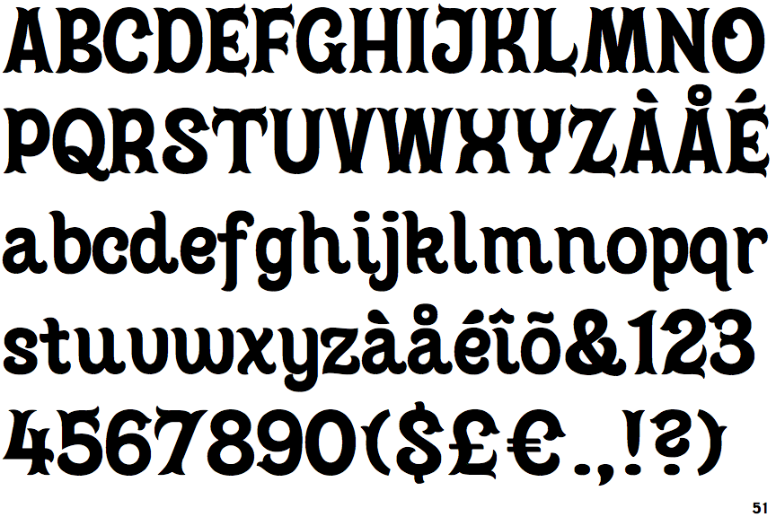 Identifont - Dickens Tale Cut Bold