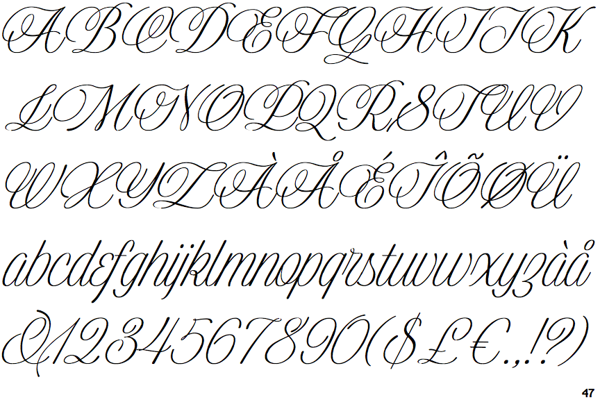 Identifont - Dickens Tale Script