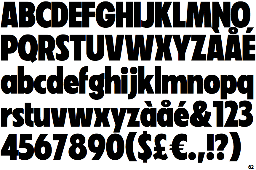 Identifont - Fifties Semi Condensed Bold
