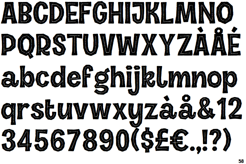 Identifont - Halau Spooky Rough