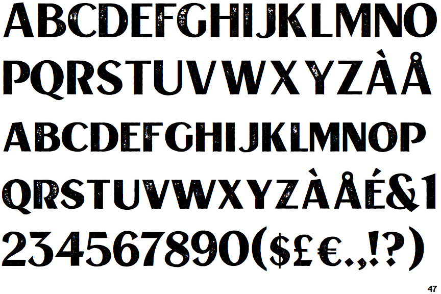 Identifont - Le Bonjour Pressed