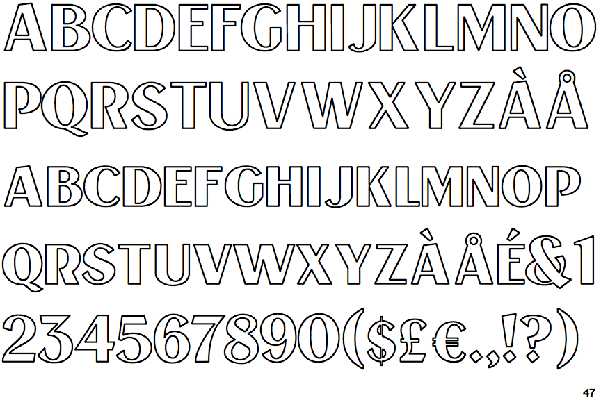 Identifont - Le Bonjour Stroke