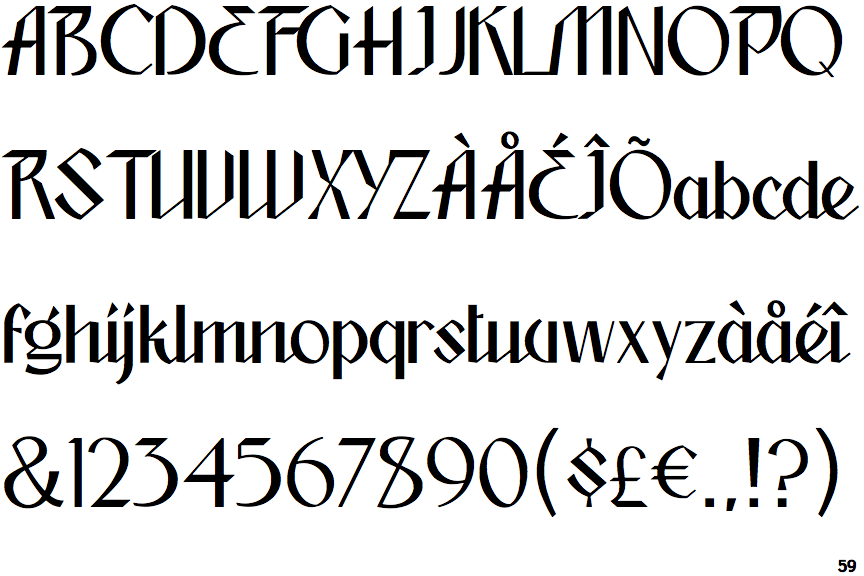 Identifont - Nurnberg Thin