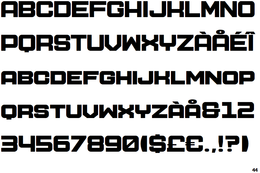 Identifont - Ruby Duo Sans Extra Expanded Black