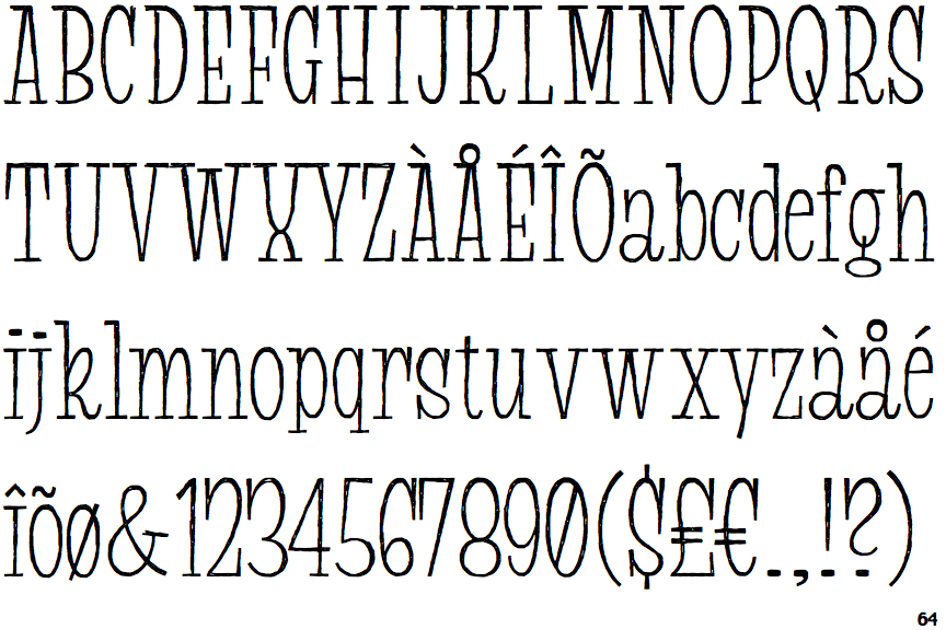 Identifont - Suffer Scratch Light