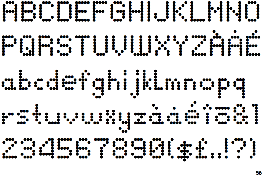 Identifont - Monopoint