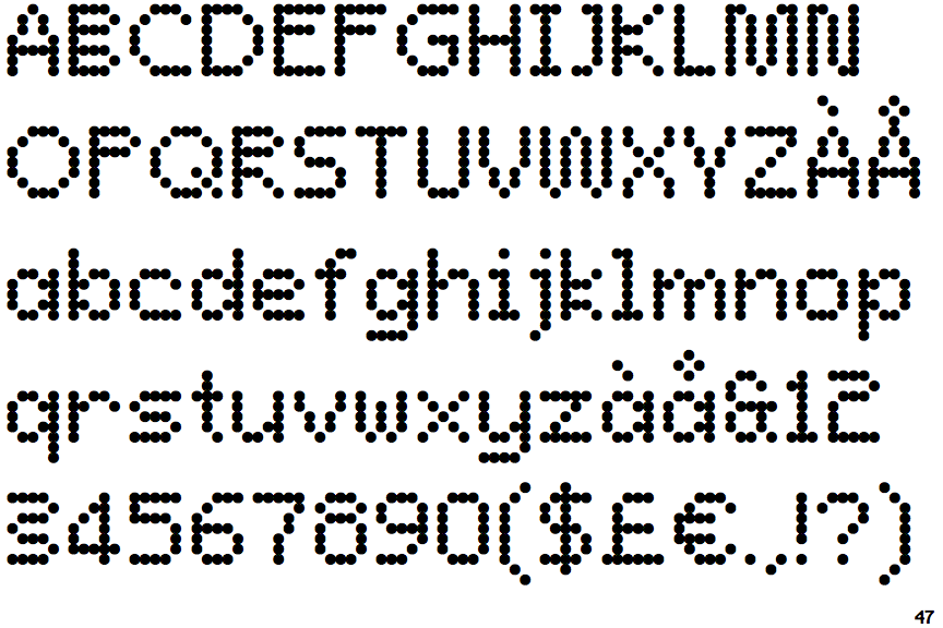 Identifont - Bleep Alpha