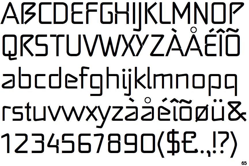 Identifont - Alpha Delta
