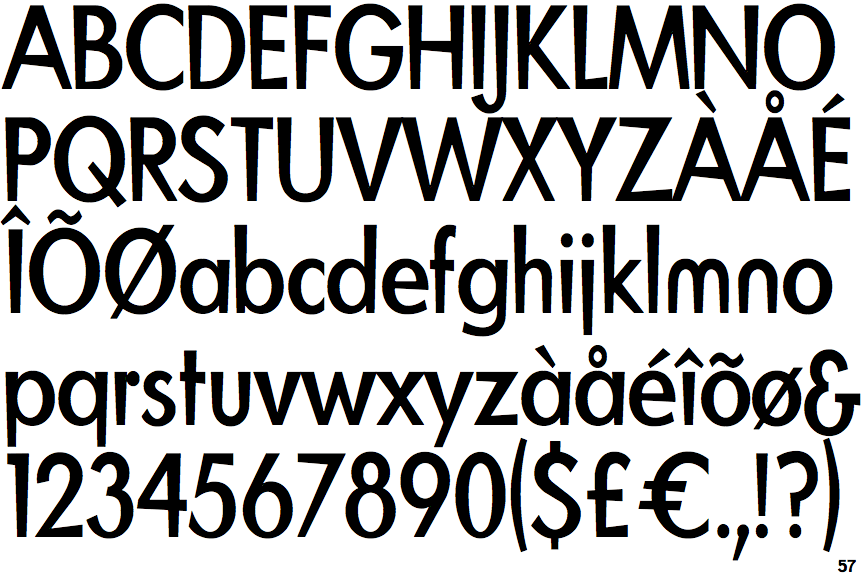 Identifont - Blitz Condensed