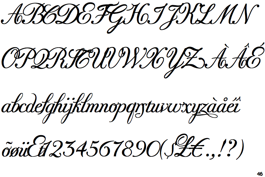 Identifont - Donna Bodoni Ce Script