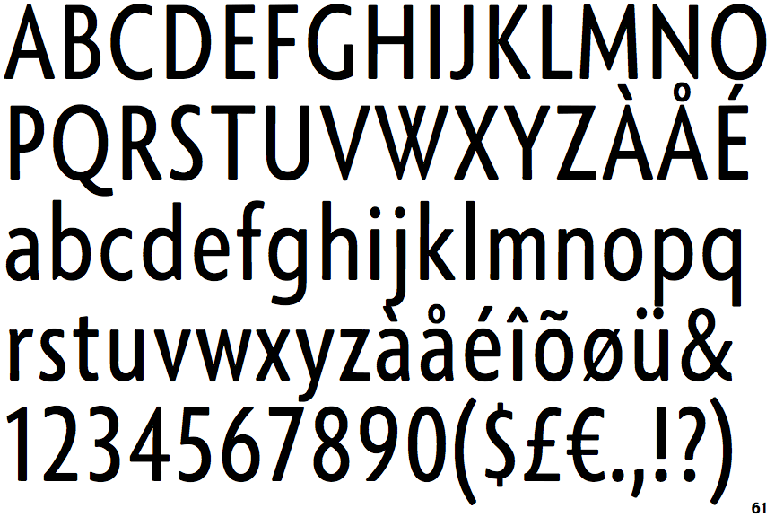 Identifont - Entendre Display Condensed