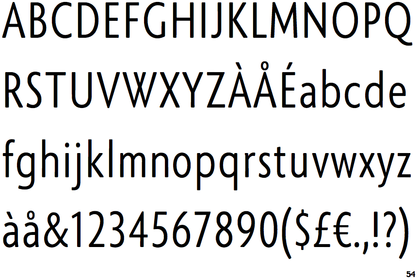 Identifont - Entendre Display Light Condensed