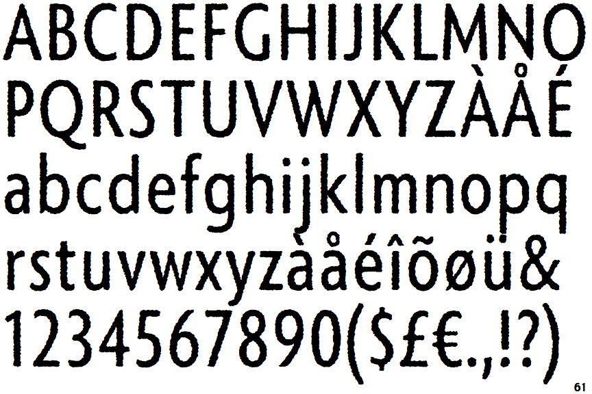 Identifont - Entendre Rough Condensed