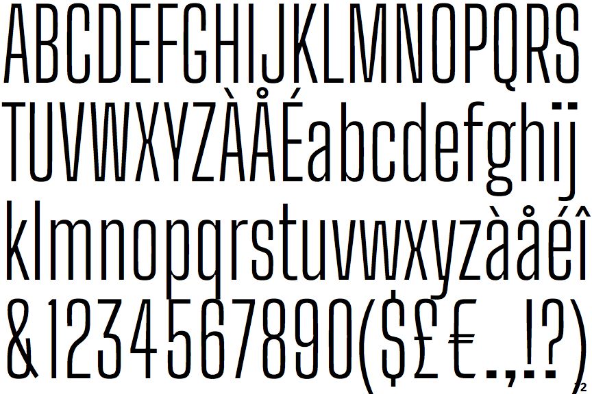 Identifont - Big Shoulders Display Light