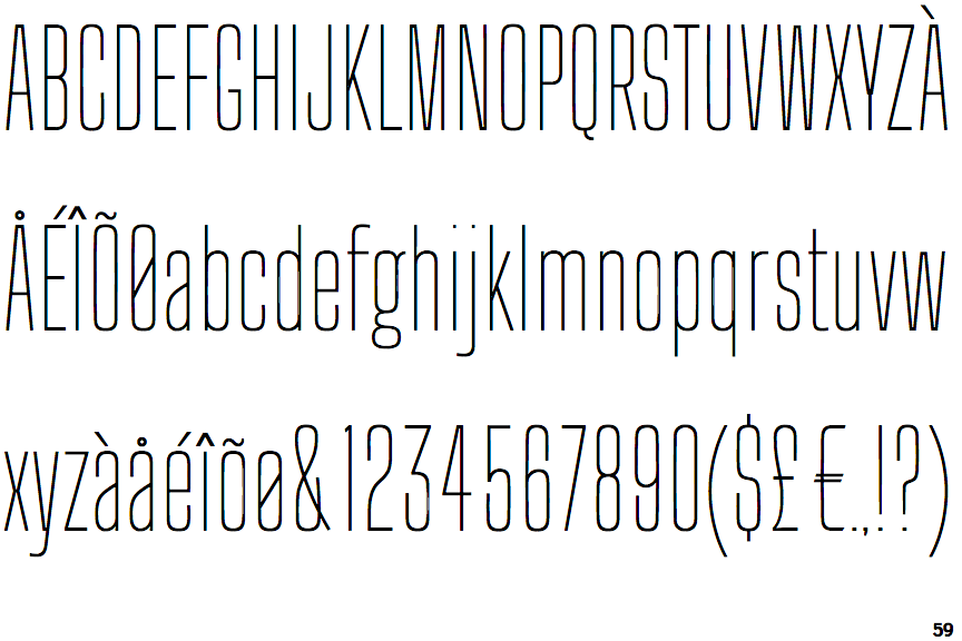 Identifont - Big Shoulders Inline Display Thin