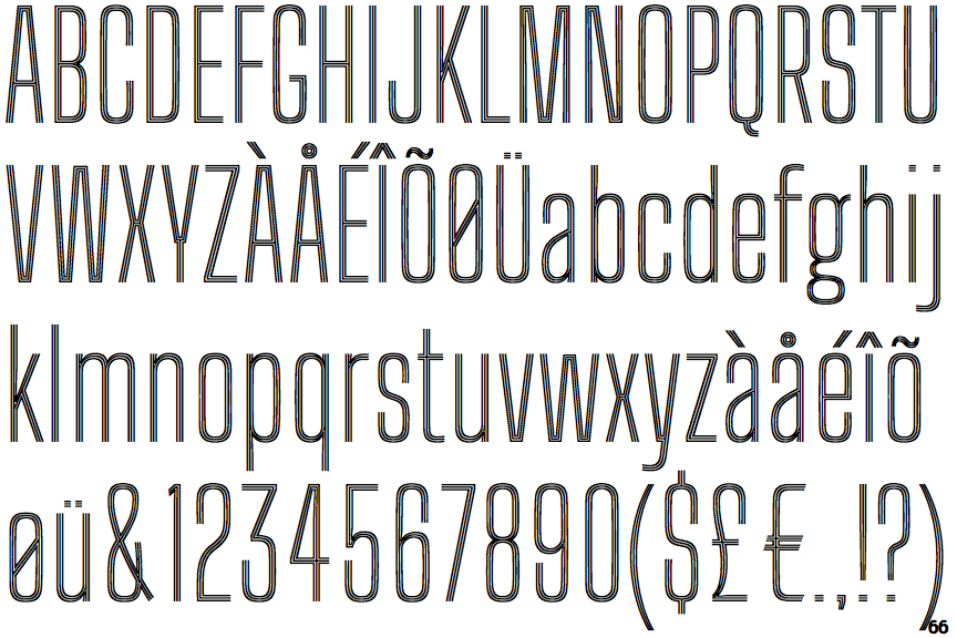 Identifont - Big Shoulders Inline Light