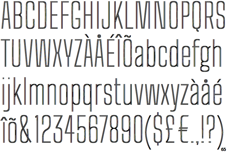 Identifont - Big Shoulders Inline Text Thin