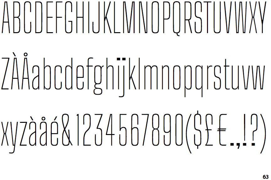 Identifont - Big Shoulders Thin