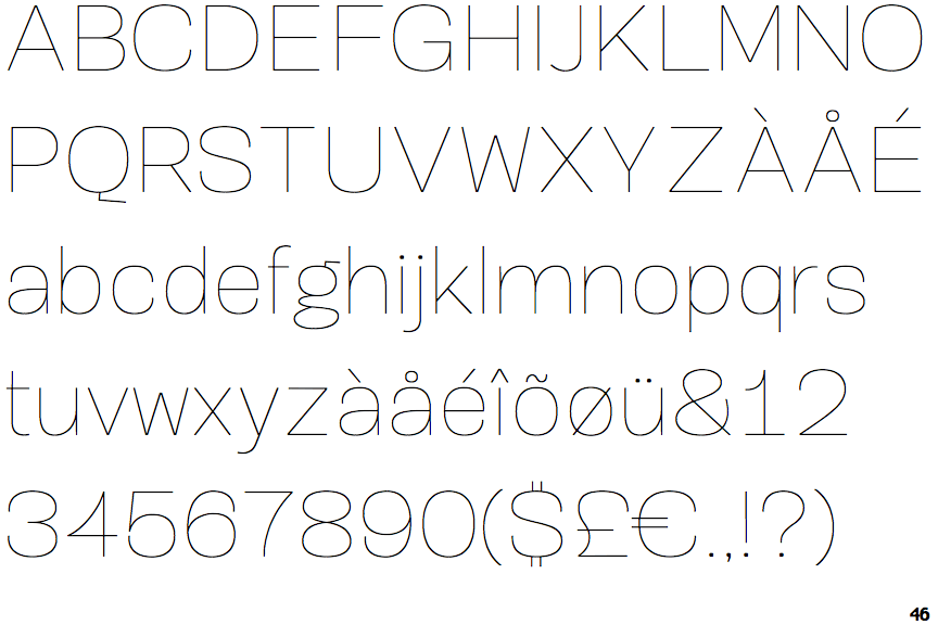 Identifont - Okoye Thin