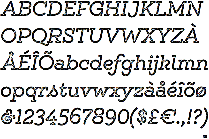 Identifont - GistX Lo-Res Two