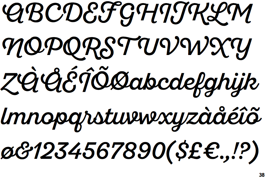 Identifont - Sant'Elia Script