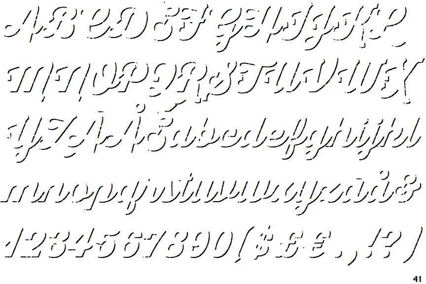 Identifont - Thirsty Rough Black Shadow