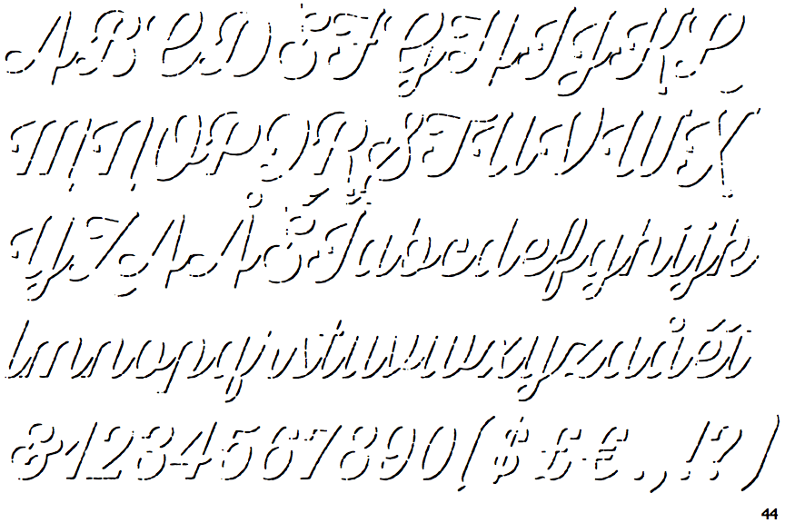 Identifont - Thirsty Rough Shadow