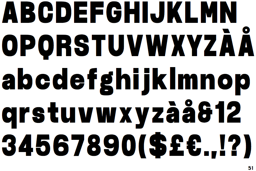 Identifont - YWFT Bahnstil Extra Bold