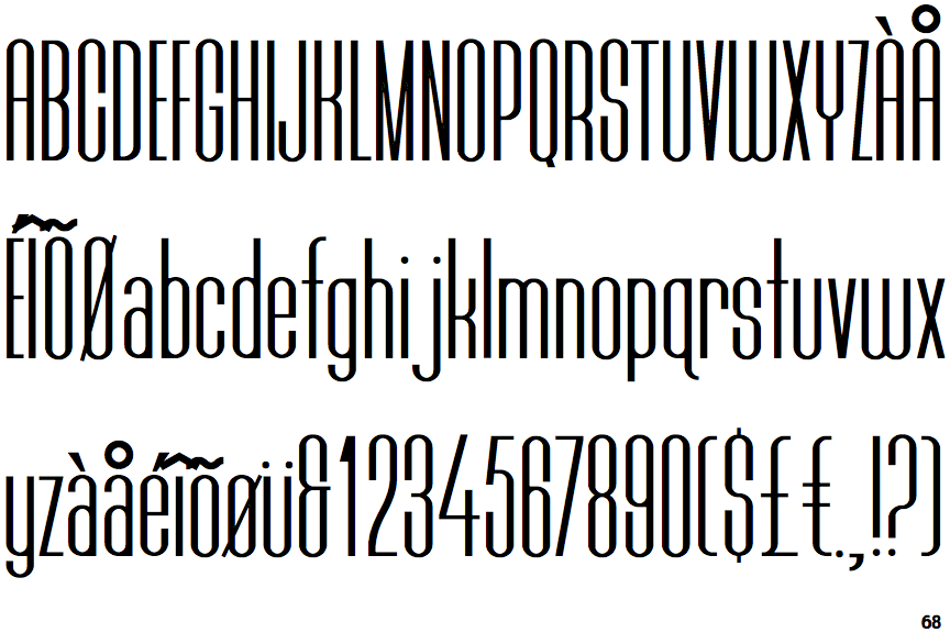 Identifont - YWFT Fluctuant Light