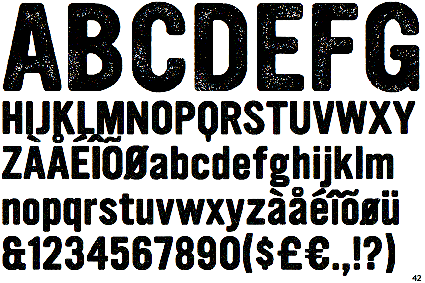 Identifont - YWFT Ultramagnetic Rough Bold Two