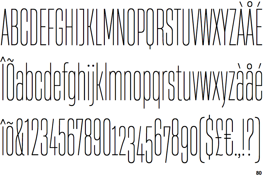 Identifont - Heading Now 11 Thin