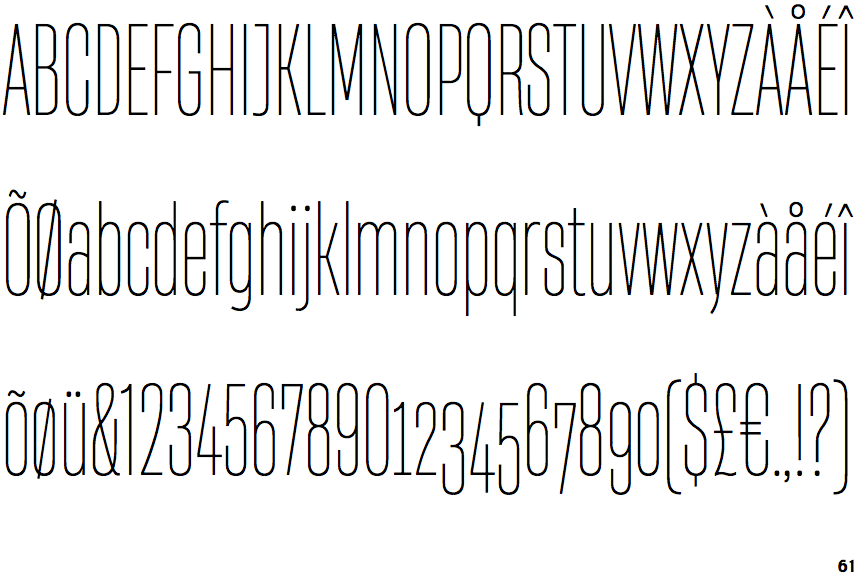 Identifont - Heading Now 21 Thin