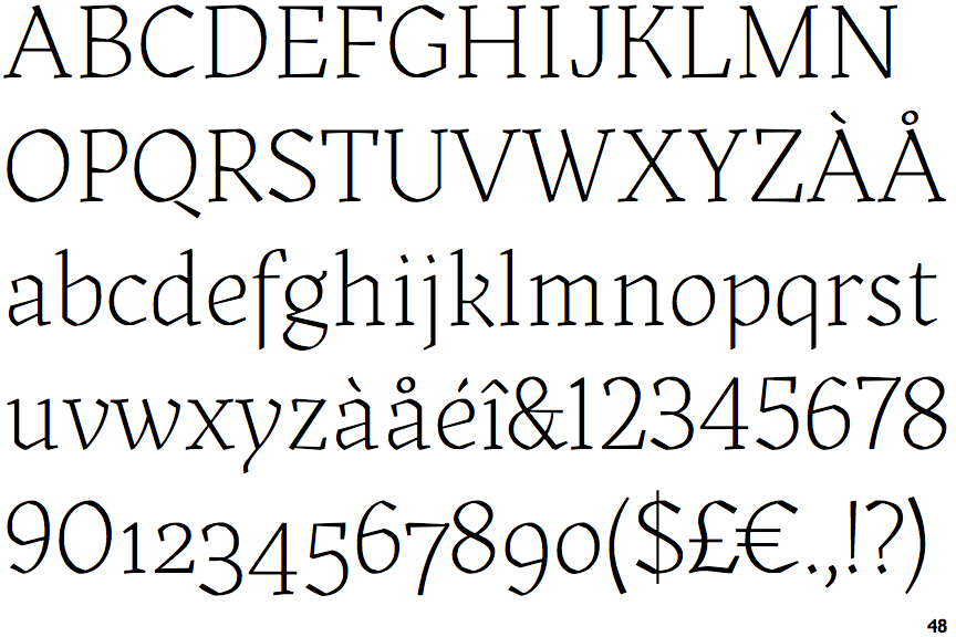 Identifont - Kitsch Extra Light