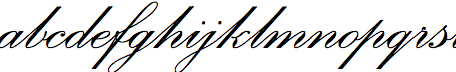 Wide fonts - Widest script